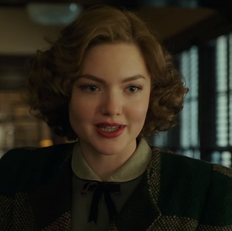 Steal Holliday Grainger’s Bold Red Lips And Vintage Curls From “The ...
