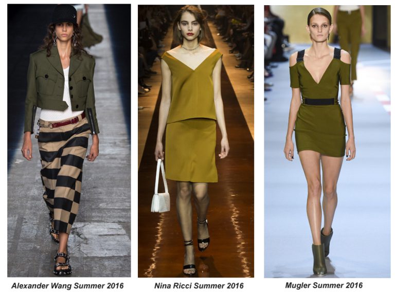 Olive Green Is A Gorgeous New Shade For Summer 2016 | FASHION