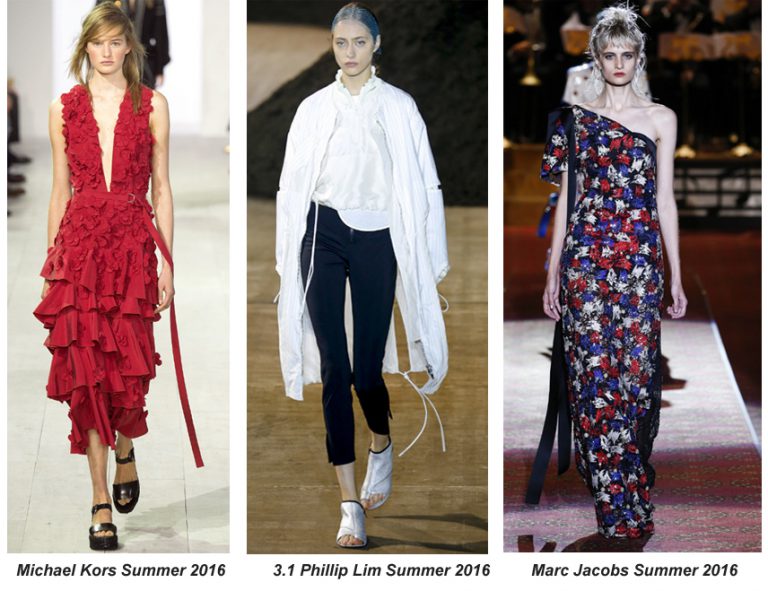Trailing Ribbon Accents Rule The Runways As A Summertime Look | FASHION